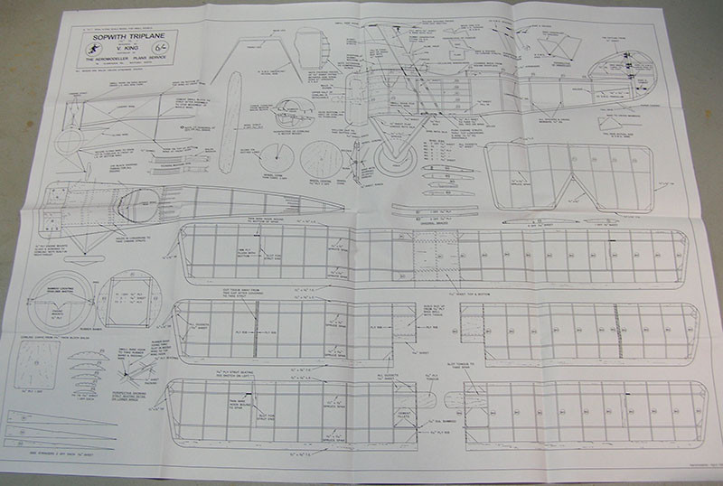 Sopwith Triplane Plans