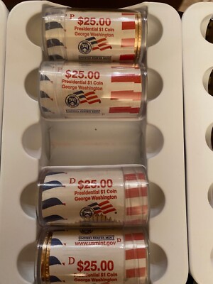 2007 P George Washington Presidential 25 Coin BU US Mint Opened OBW $25 ...