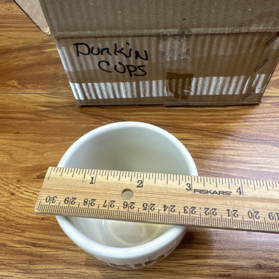 NIB 6 Vintage 1970s Dunkin Donuts Coffee Mugs Ceramic Rego Restaurant ...