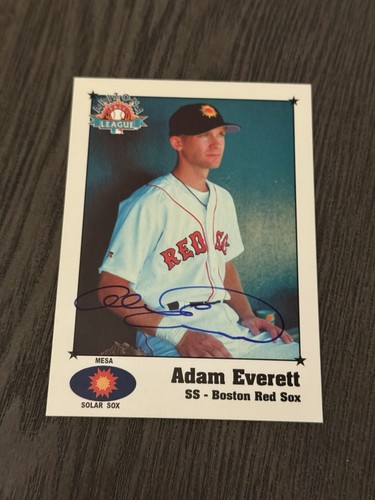 1999 Arizona Fall League Prospects #10 ADAM EVERETT Autographed Auto ...