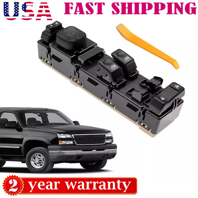 Driver LF Side Power Window Switch For 03-07-Chevy Silverado GMC Sierra ...