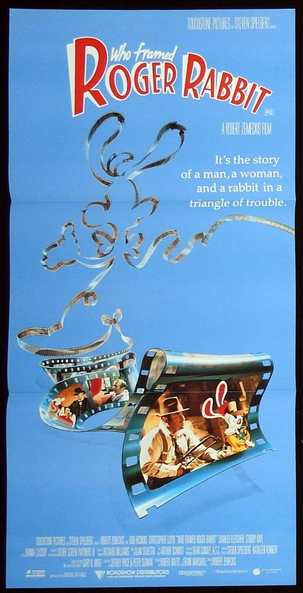 Who Framed Roger Rabbit Movie Poster Who Framed Roger Rabbit Bob