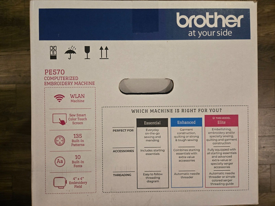 Brother PE570 Embroidery Machine BRAND NEW IN BOX | eBay