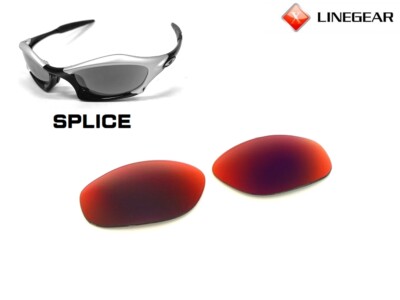 LINEGEAR Red Mirror - Non Polarized Lens for Oakley Splice [SP-RM] | eBay