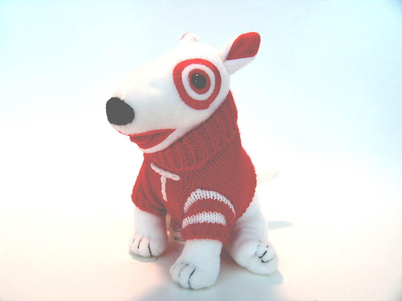 Target Dog Plush Red Sweater Dog Stuffed Toy Bullseye - Very Rare | eBay