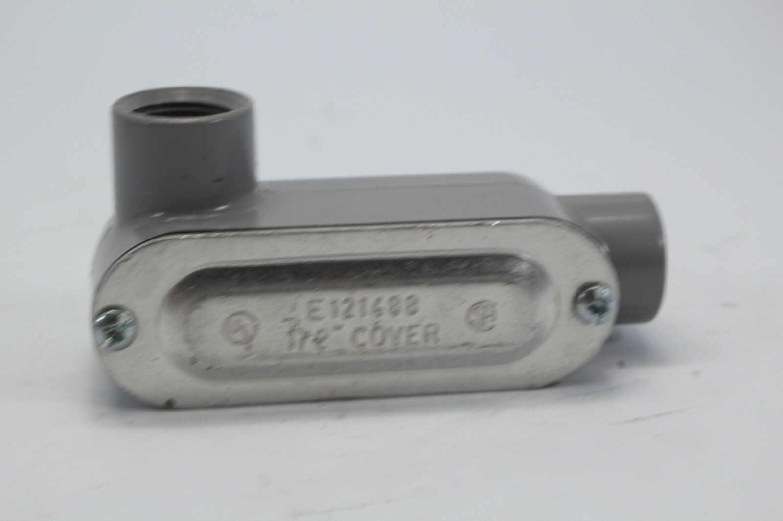 Lot Of 2 Sigma E121488 1/2" LL Alumoinum Conduit Body with Gasket and ...