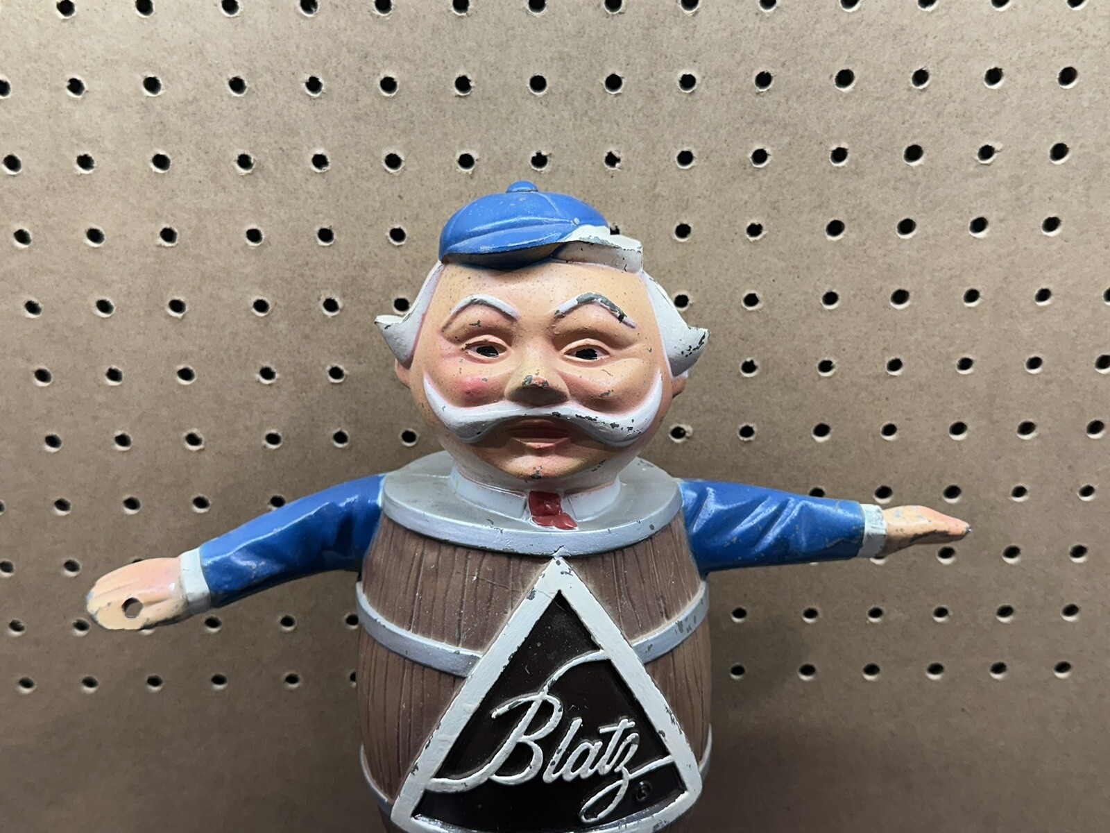 RARE Blatz Beer Sign Baseball Statue Figure 1950'S Safe At Home Barrel ...