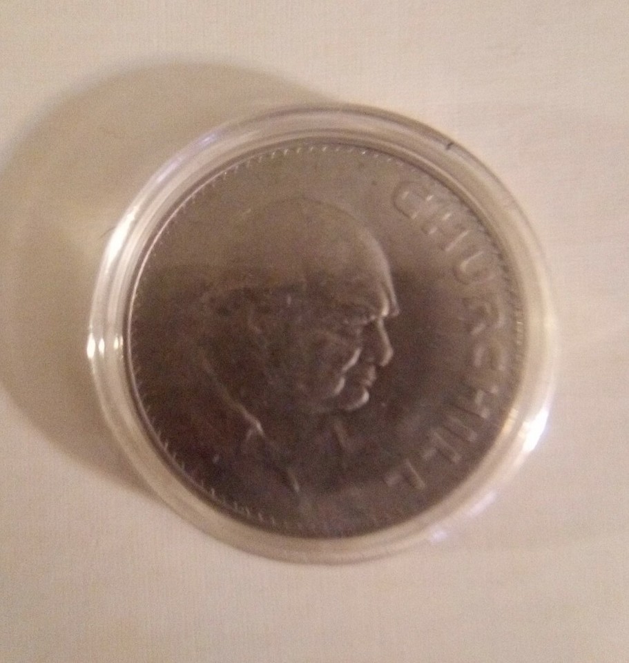 Vintage 1965 Sir Winston Churchill & Queen Elizabeth II Commemorative ...