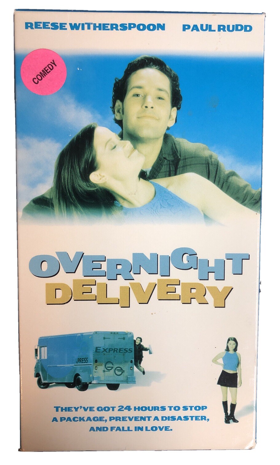 Overnight Delivery (VHS 1998) Paul Rudd Reese Witherspoon Road Trip ...