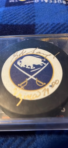 Buffalo Sabres Bob Sauve Autographed Puck With COA From Dave & Adam’s ...