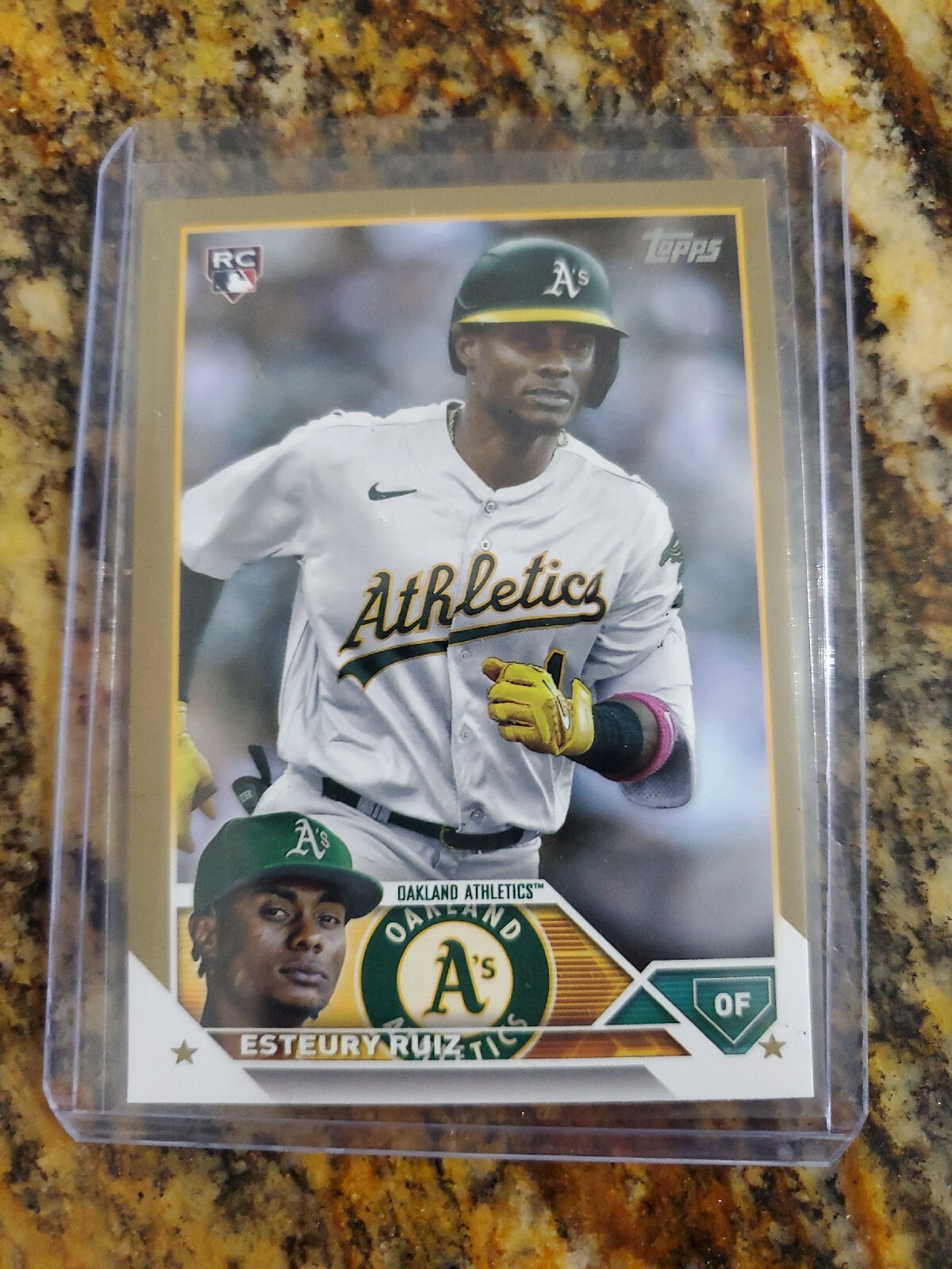 2023 Topps Series 2 Esteury Ruiz RC Rookie Card Gold #/2023 Oakland ...