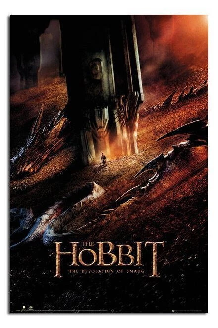 The Hobbit The Desolation Of Smaug Dragon Poster