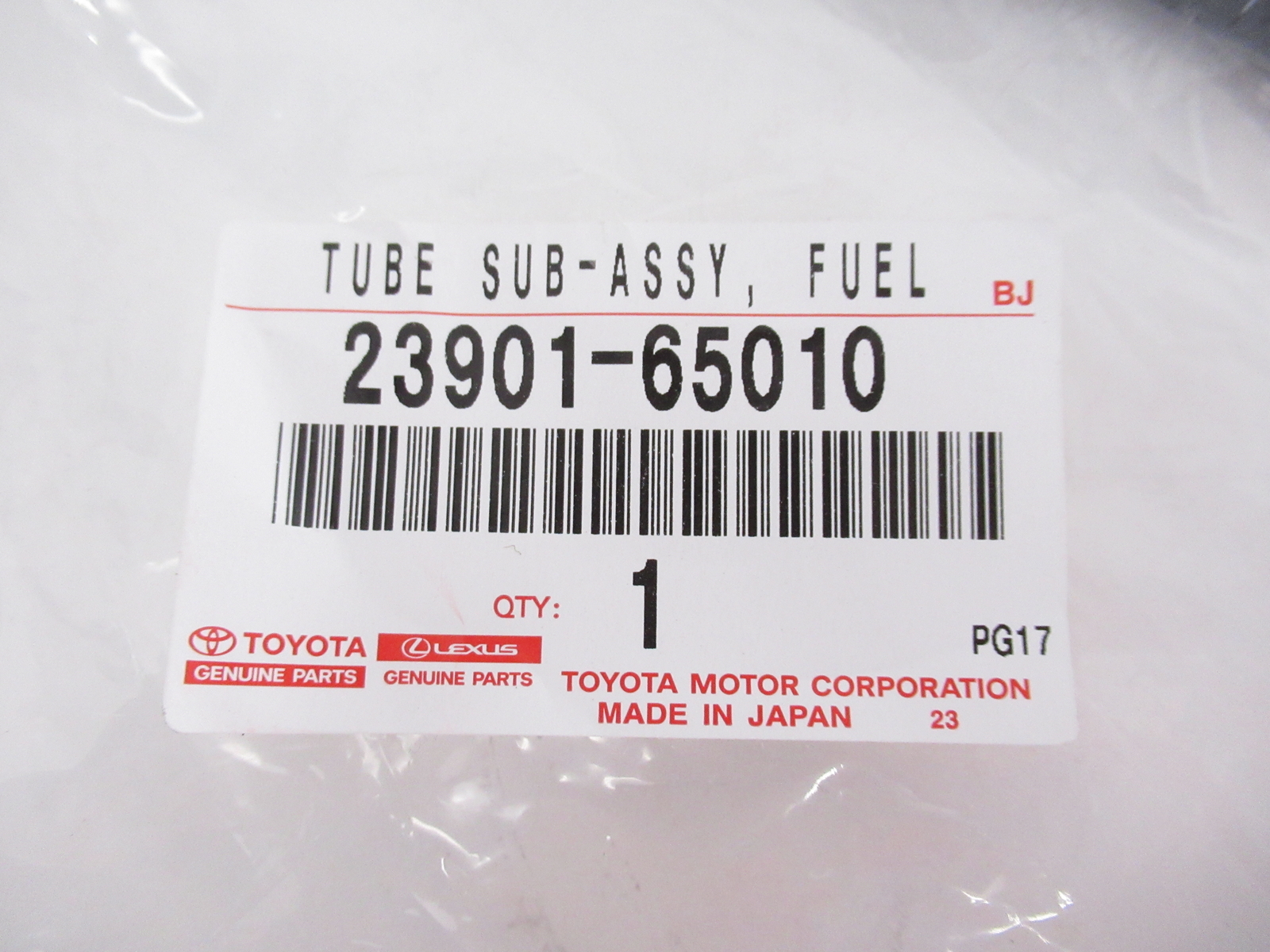Genuine OEM Toyota 23901-65010 Fuel Tube Assy | eBay
