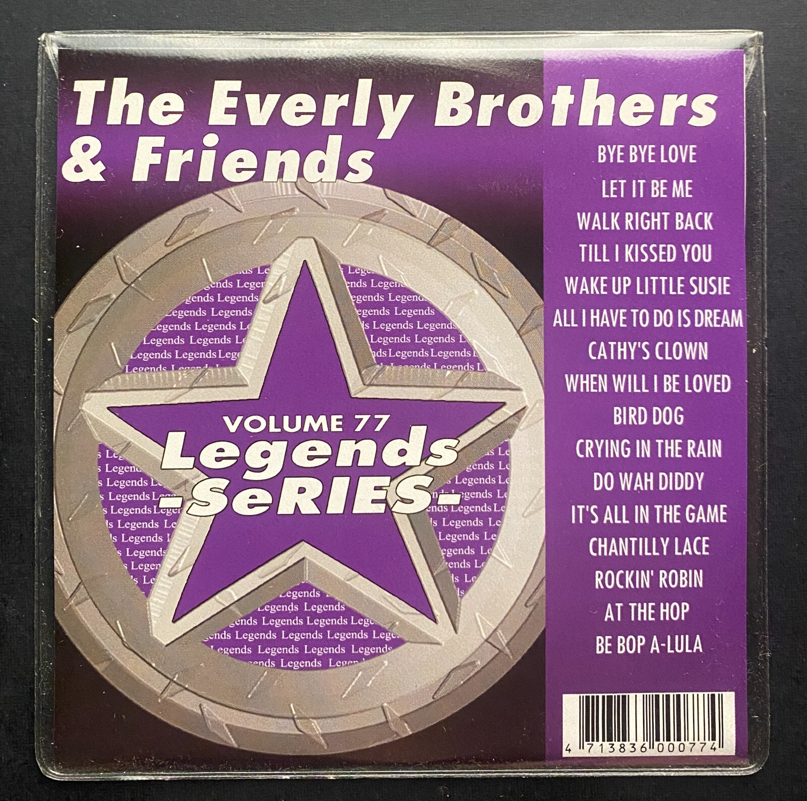 The Everly Brothers & Friends - Vol. 77- Legends Series - CD+G Karaoke ...