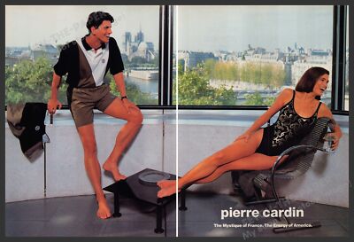 Pierre Cardin Clothing 1990s Print Advertisement (2 Page) 1992 Mystique ...