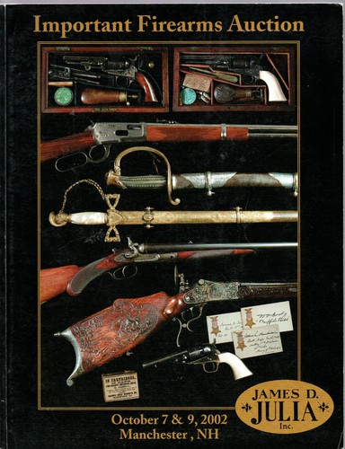 Firearms JULIA Auction 2002 Powder Cans Flags Side Knife Cased Shotguns ...