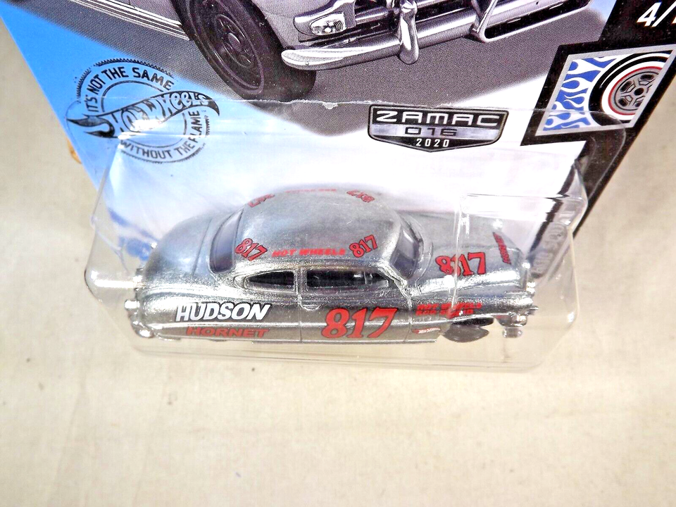 2020 Hot Wheels Walmart #16 Zamac #140 Rod Squad 4/10 '52 HUDSON HORNET ...