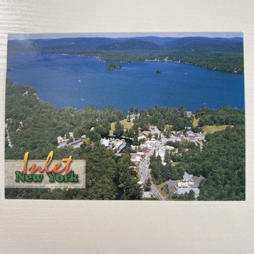 Inlet New York Adirondack Vacationland Postcard | eBay
