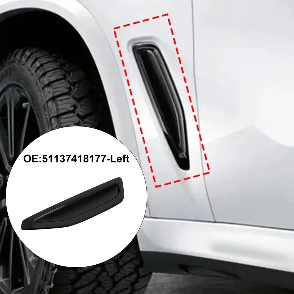 Black Fender Trim for Front of For BMW For X5 For G05 M Sport 2017 2021 ...
