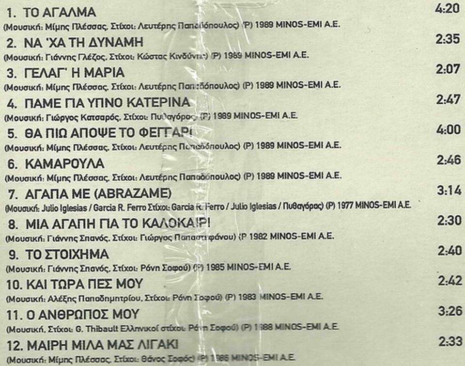 GIANNIS POULOPOULOS (12 golden hits SEALED cd) [CD] | eBay