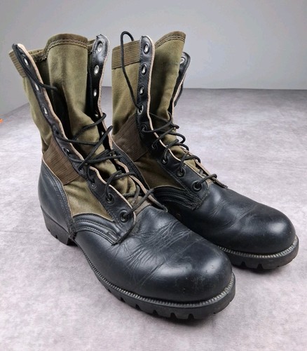 Vietnam Era US Military Jungle Boots 8R Spike Protective Combat Ro ...