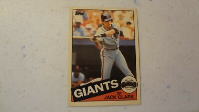 1985 TOPPS # 740 JACK CLARK BASEBALL CARD | eBay