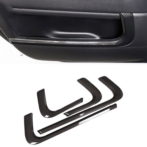 4pcs Carbon Fiber Style Interior Door Panel Cover Trim For Range Rover ...