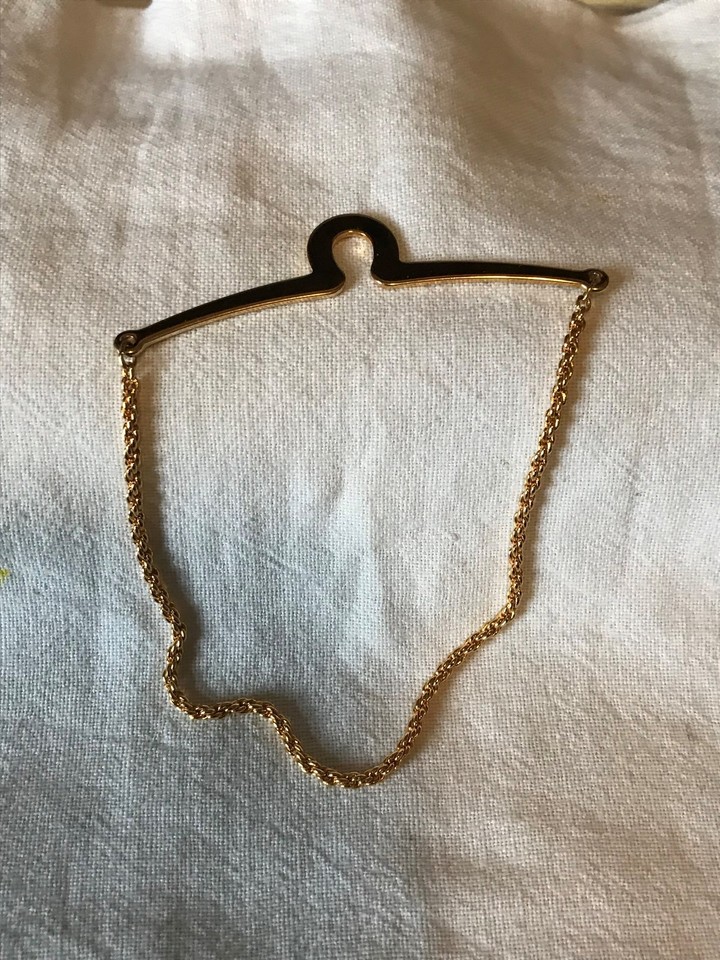 Gold Chain Tie Bar | eBay