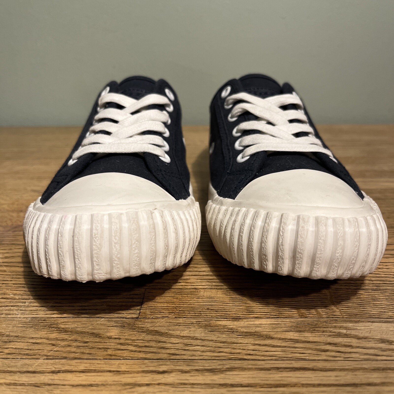 Bata Bullets Low Shoes Navy Blue White Canvas 889-9104 US Size 6 Men, 7 ...