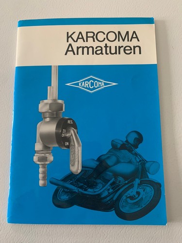 Karcoma Amaturen Vintage Motorcycle Petcock Sales Manual Rare | eBay