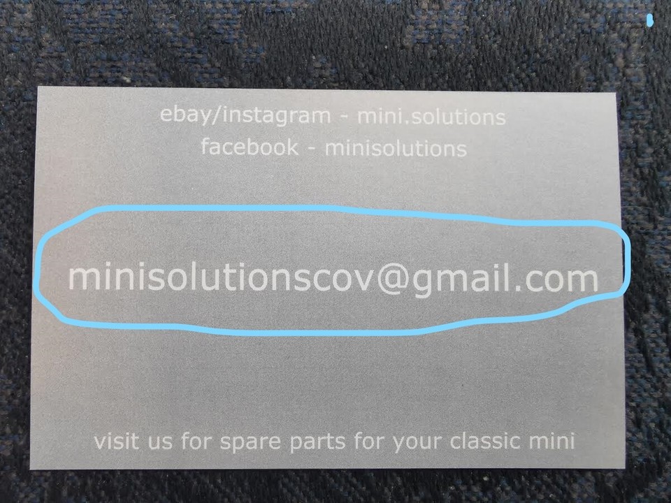 Classic Mini engine number identification plate rivets PAIR 2A895 ...