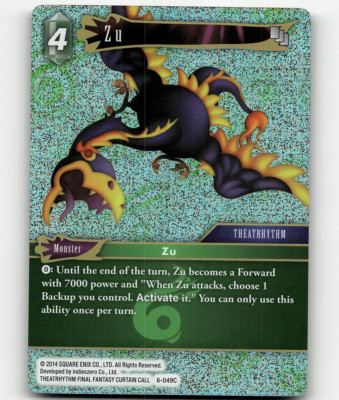 FOIL - Final Fantasy - Zu - Opus VI | eBay