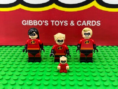LEGO DASH, VIOLET, JACK-JACK PARR & MR INCREDIBLE minifigures DISNEY ...