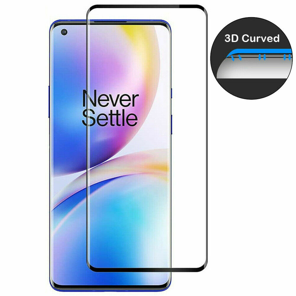 For OnePlus 12 12R 11 11R 10 9 8 7 Pro Full Glue Tempered Glass Screen ...