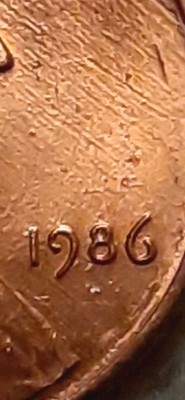 1986 P Lincoln Penny BU Red Reverse Double Struck Memorial Error | eBay