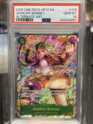 2025 ONE PIECE OP12-LEGACY OF THE MASTER ALTERNATE ART JEWELRY BONNEY ...