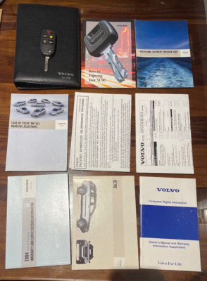 2004 Volvo XC90 Owners Manual Set + Home Shipment Program Book + Case ...