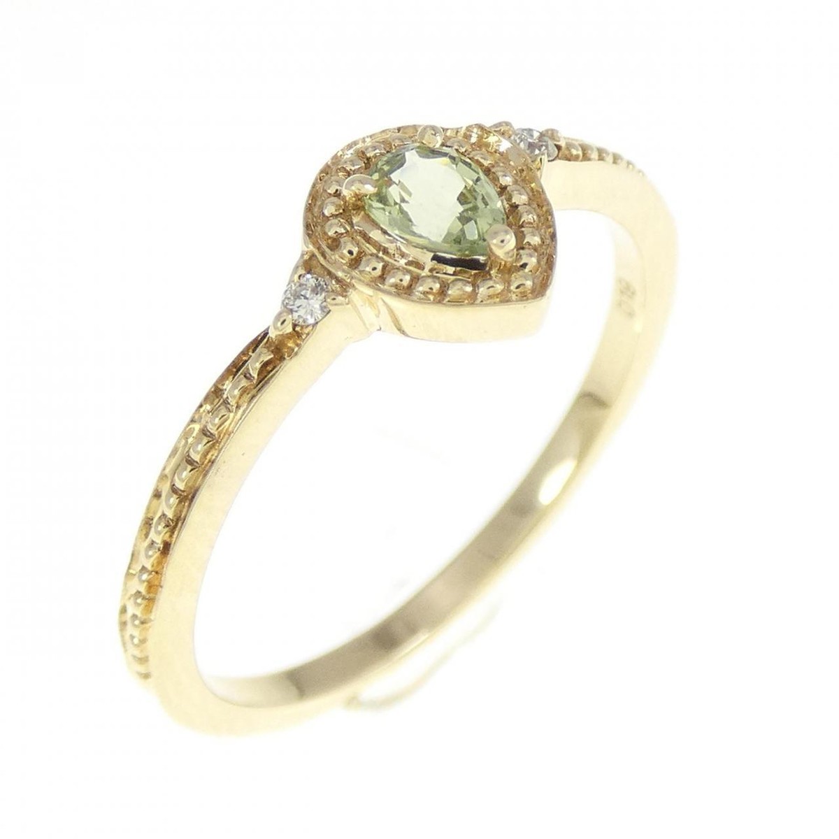 Authentic K10YG Sapphire Ring 0.19CT #260-006-454-6643 | eBay Authentic K10YG Sapphire Ring 0.19CT #260-006-454-6643 | eBay