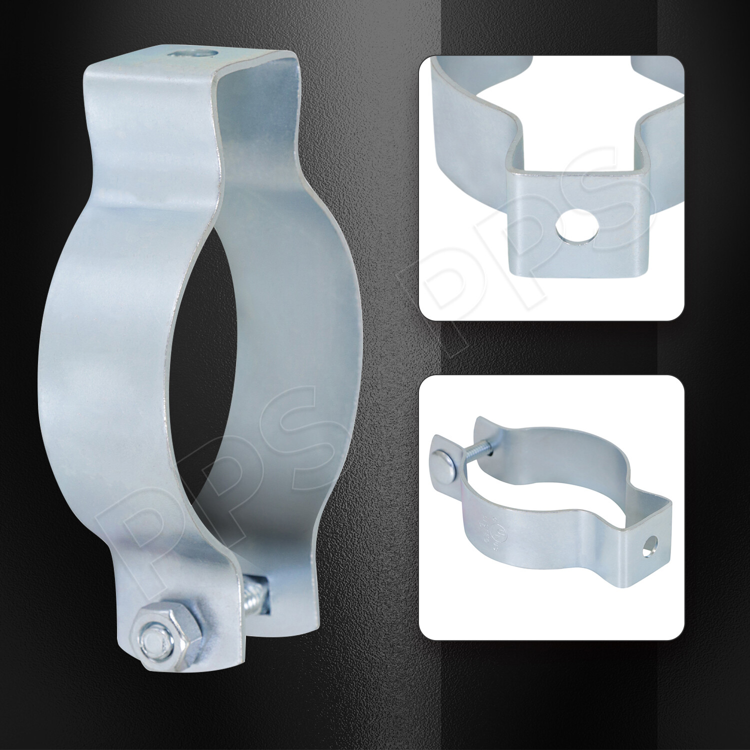 1/2"-4"in Steel Rigid Conduit Pipe Hanger Clamp with Nut and Bolt Pipe ...