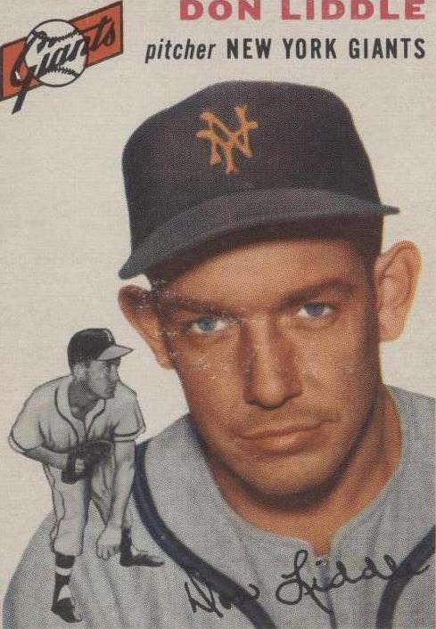 1954 Topps - Don Liddle #225 (RC) for sale online | eBay