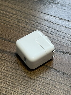 Genuine Apple 12W USB Charger Plug for iPhone iPad iPod - USA Plug | eBay