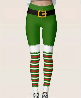 Adult Tights Christmas Elf Adult Small | eBay