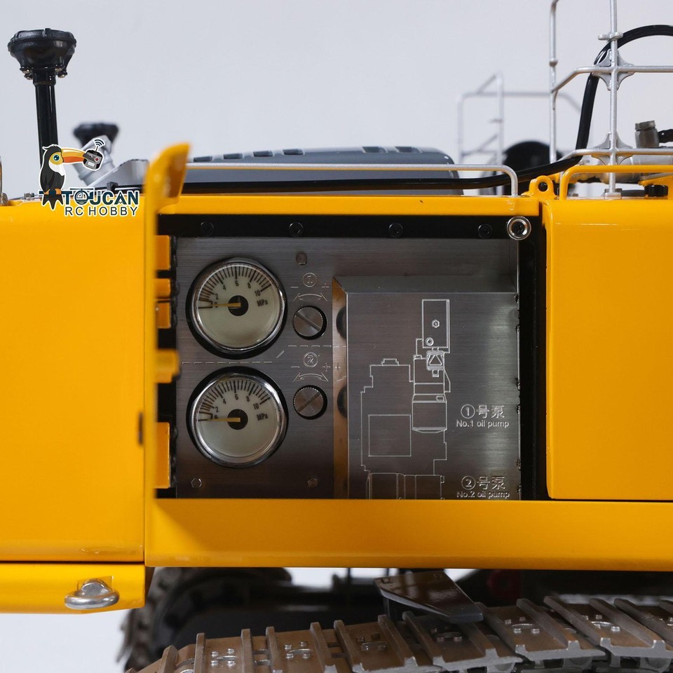 1/14 RC Full Hydraulic Excavator LESU LR960 Heavy Metal Construction ...