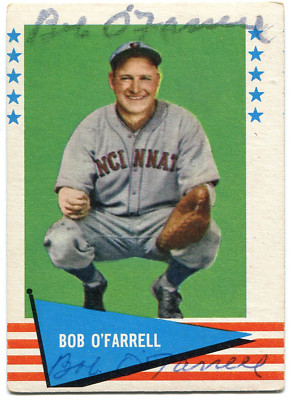 Bob O'Farrell Autographed 1961 Fleer Card | eBay