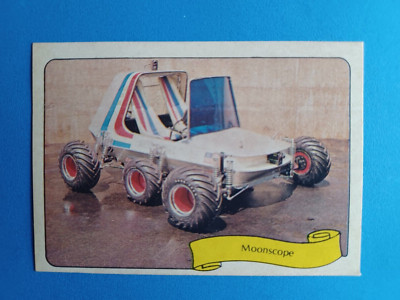 1975 FLEER GEORGE BARRIS KUSTOM CARS STICKER MOONSCOPE ELECTRIC CUSHMAN ...