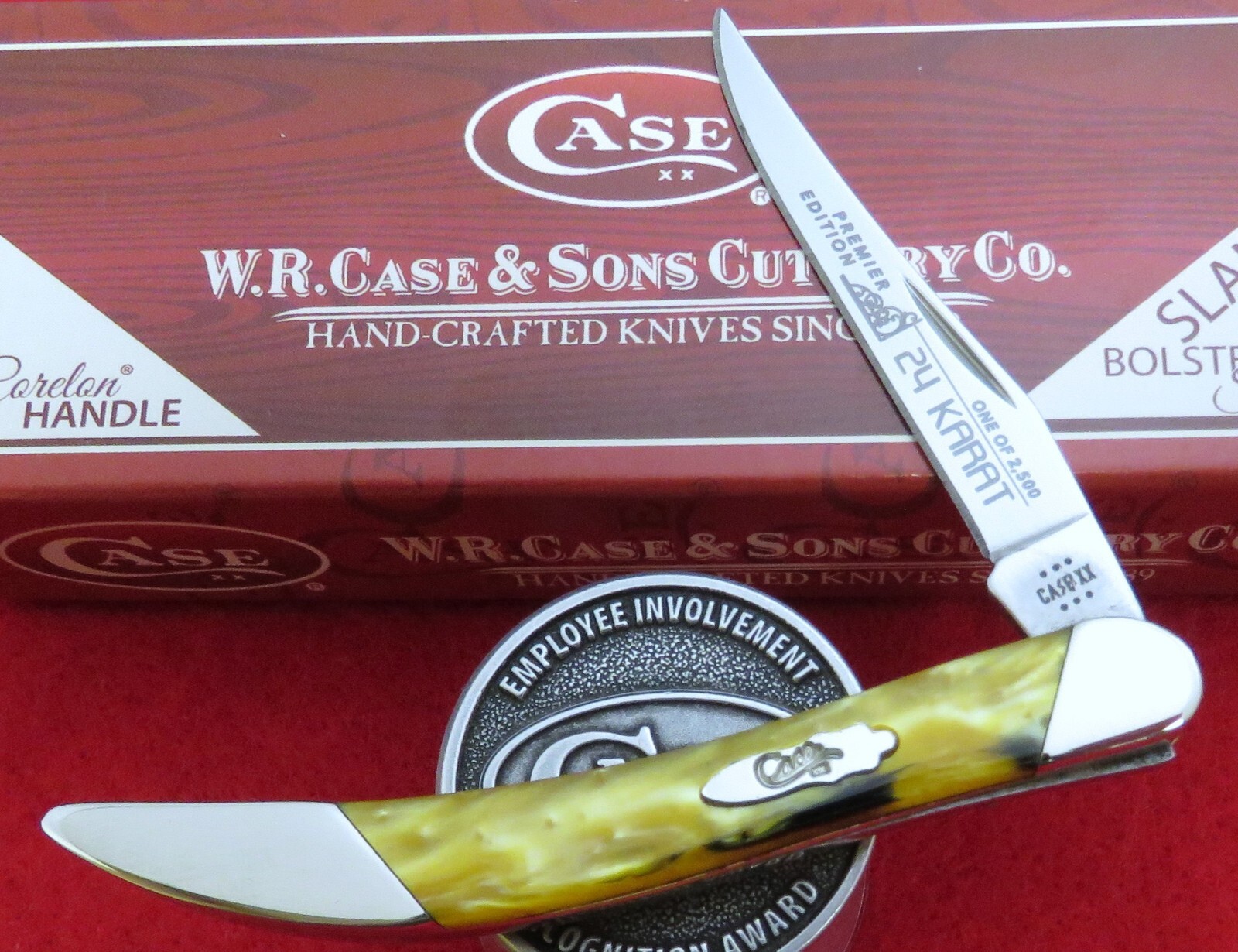 Case XX Toothpick Knife 2024 Michael Prater 24 KARAT Corelon BRAND NEW ...