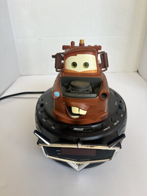 Disney Pixar Cars Truck Tow Mater Talking Digital Alarm Clock Radio | eBay