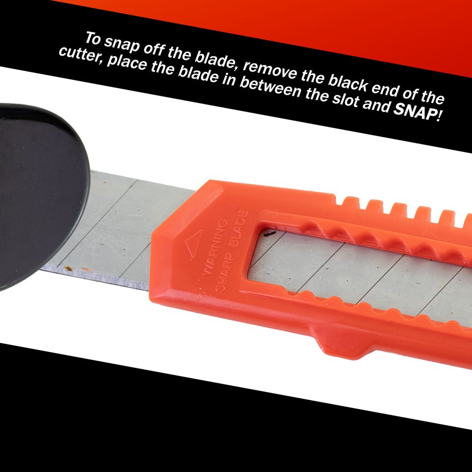 20x Bulk Red Utility Knife Box Cutters Snap Off Blade | eBay