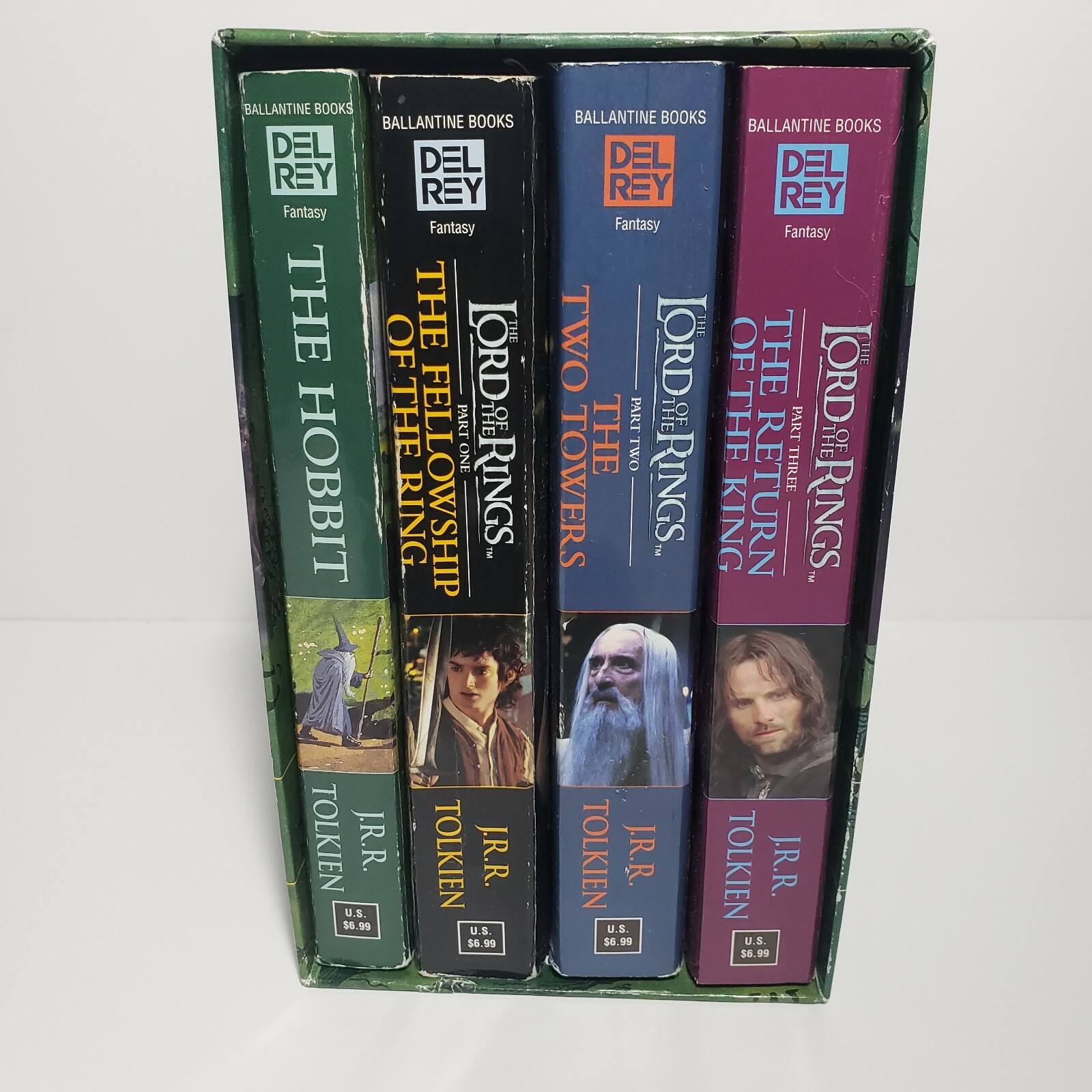 Vintage J.R.R. Tolkien Box Set 4 Books The Hobbit and Lord Of The Rings ...