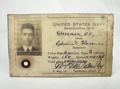 Us Navy Identification Card